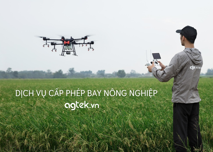 Dịch vụ cấp phép bay nông nghiệp của AGTEK