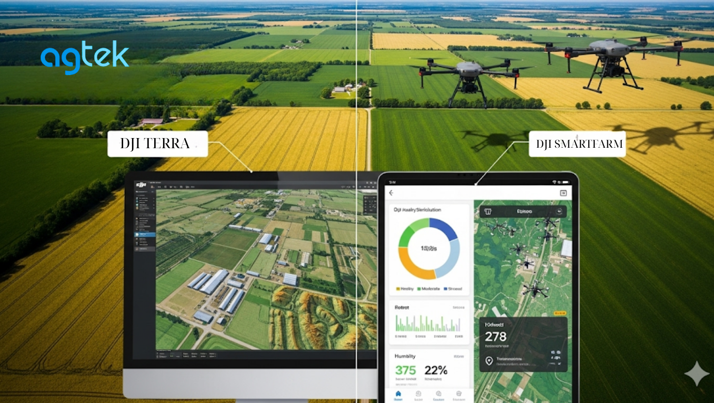 Hướng dẫn sử dụng DJI Terra và DJI SmartFarm - Agtek